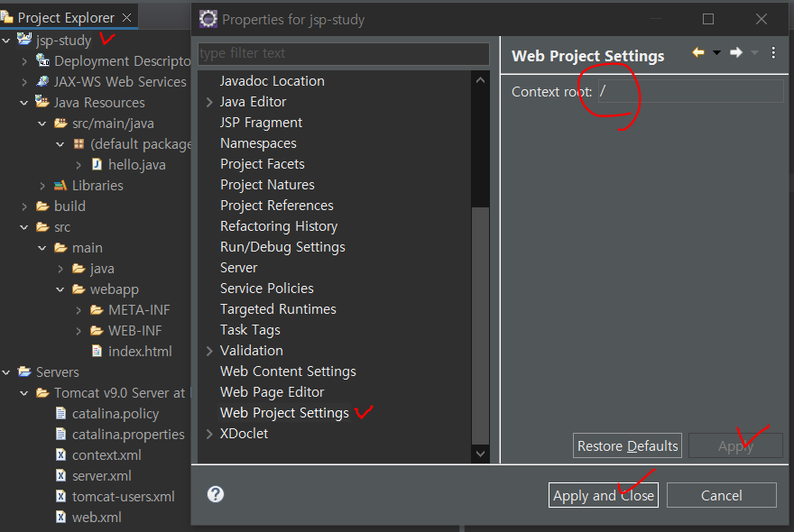 톰캣 환경설정 및 이클립스 연동 / 여러가지 오류 | Yoon’s Github Blog
